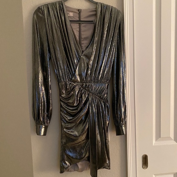 House of CB | Dresses | House Of Cb Silver Dress | Poshmark
